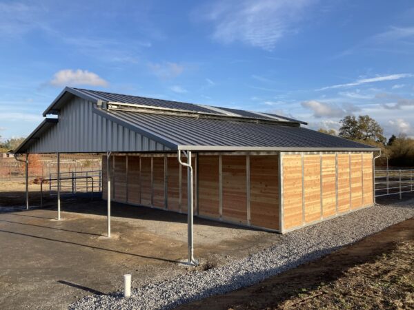 Raised Breezeway Barn - SC Barns Buildings and Fence