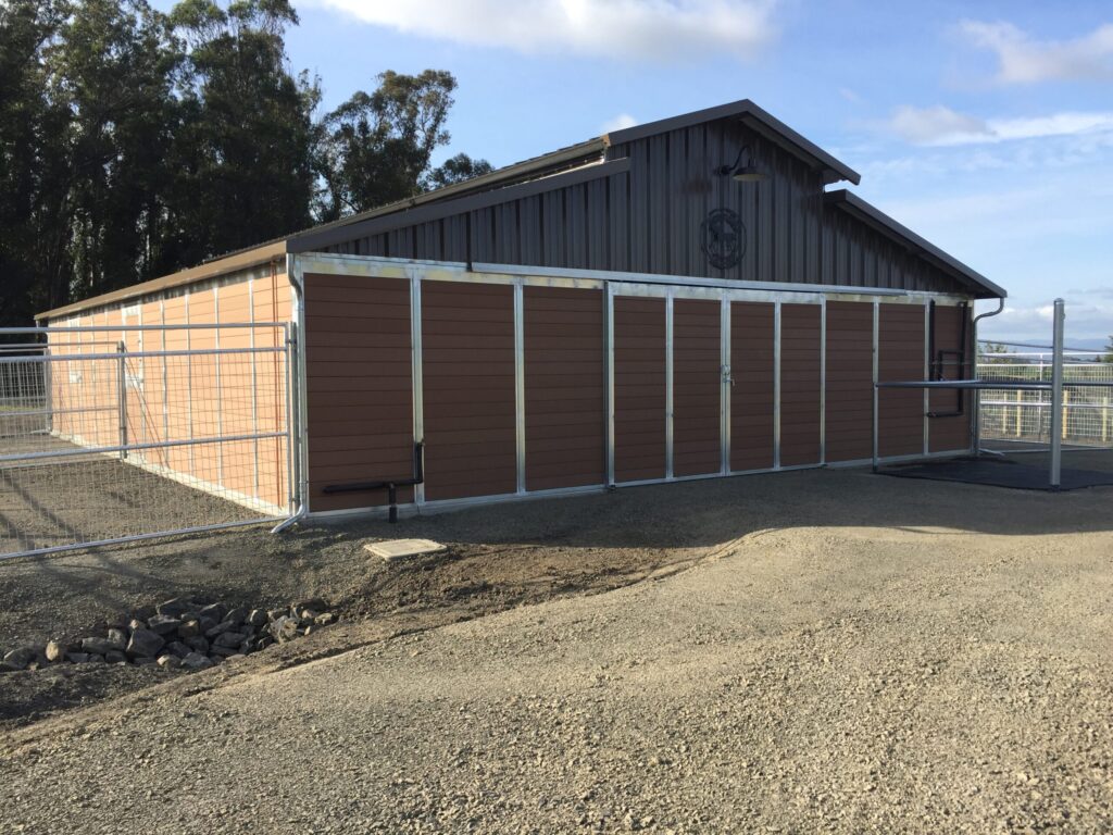 Raised Breezeway Barn - SC Barns Buildings and Fence