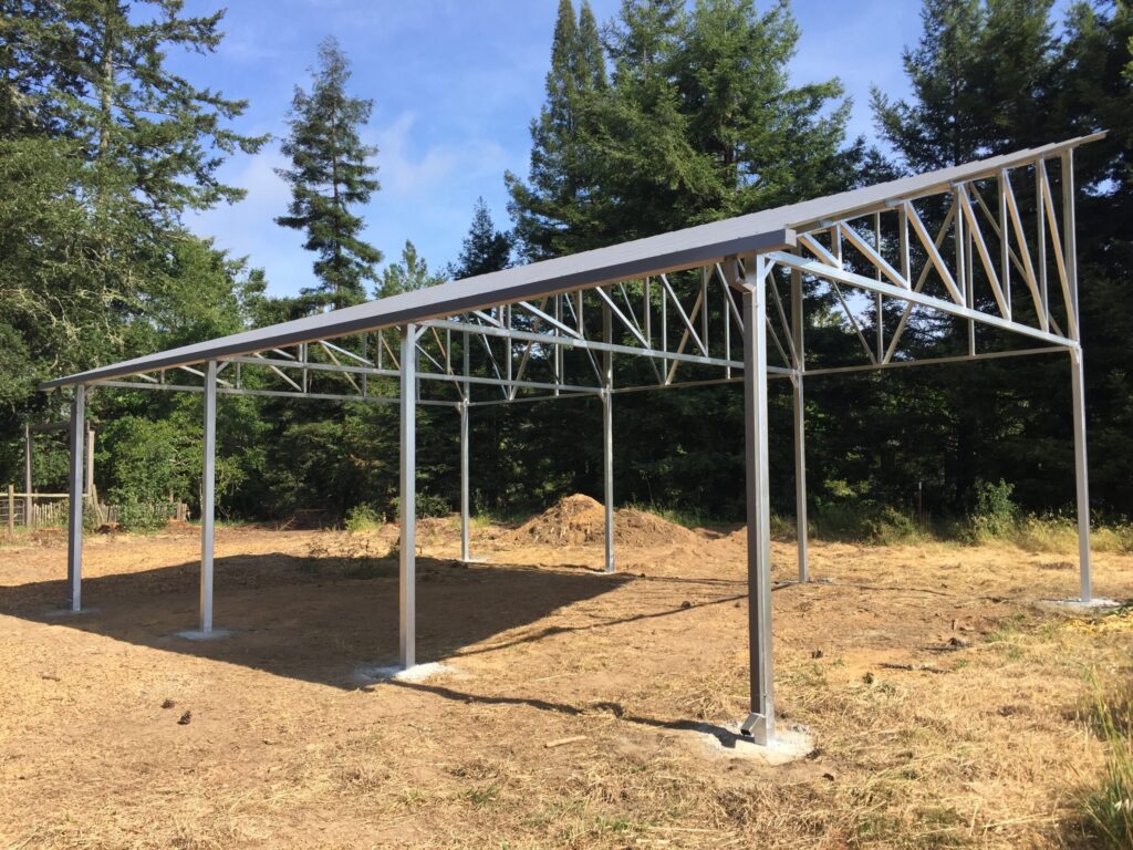 Free-Standing Roof - SC Barns Buildings and Fence