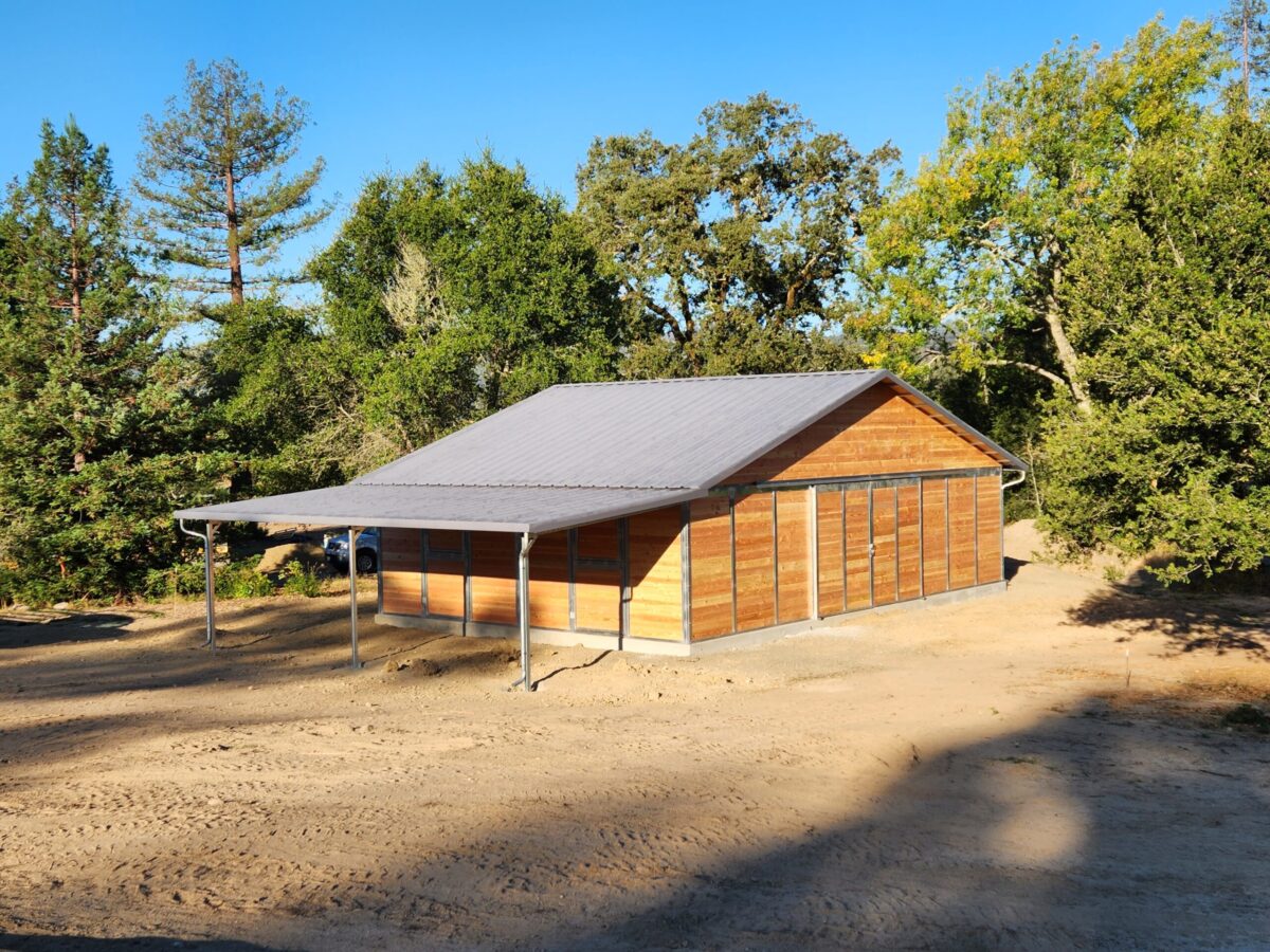 Gable Breezeway Barn - SC Barns Buildings and Fence